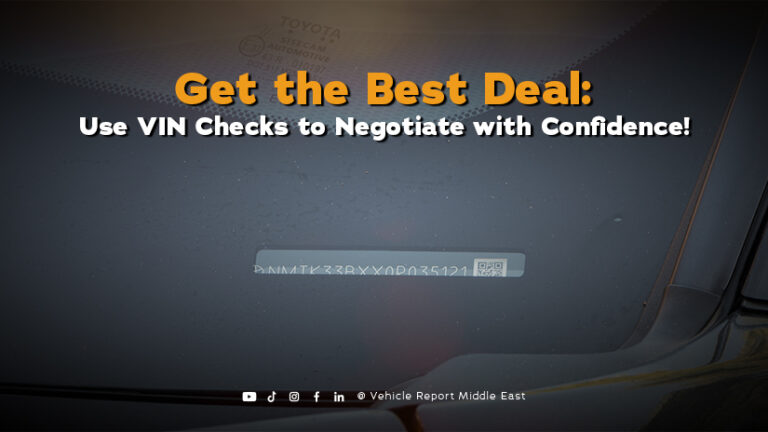 Guide To Chassis Number Check In UAE | Car History & Valuation VIN Check