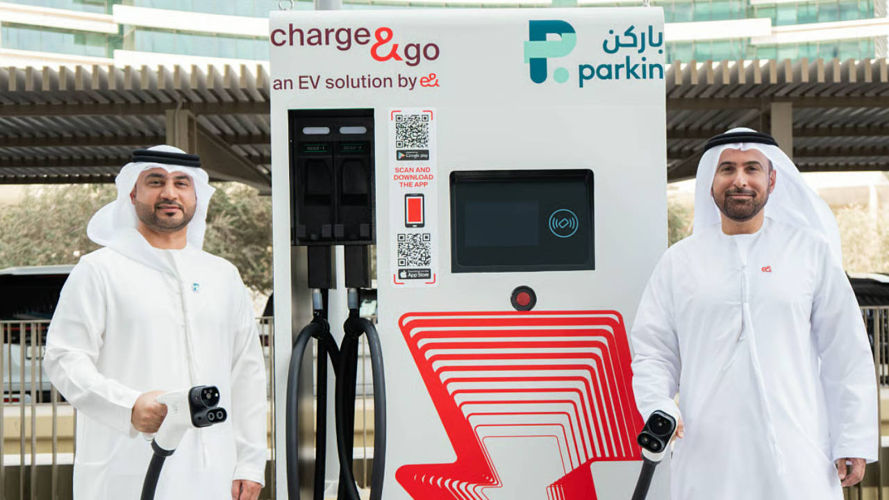 200 New Fast EV Chargers In Dubai From Parkin and e&
